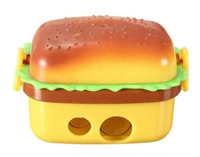 Burger Sharpner and Eraser combo (Pack of 6) - Craftgami