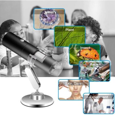 Wireless Digital Microscope, WiFi Microscope 50X-1000X, Handheld ...