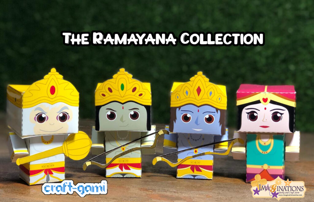 Craftgami - The Ramayana Collection DIY Paper Toys (DIY, Cut and make ...