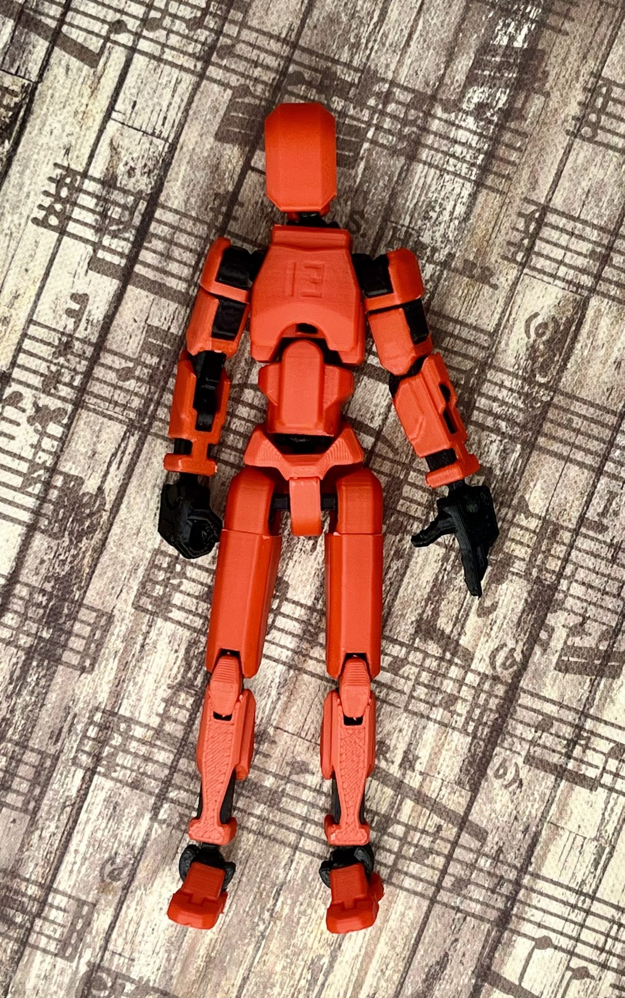 Dummy 13 DIY Kit (Black and Red Color) Action Figure Kit - Craftgami